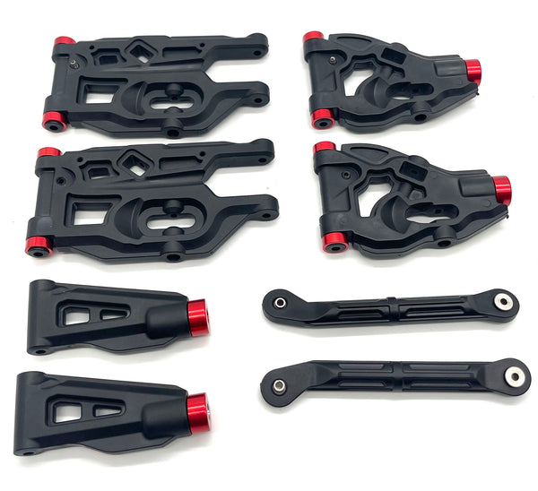 Team Corally SPARK XB6 - Suspension A-Arms (Front/Rear links composite ...