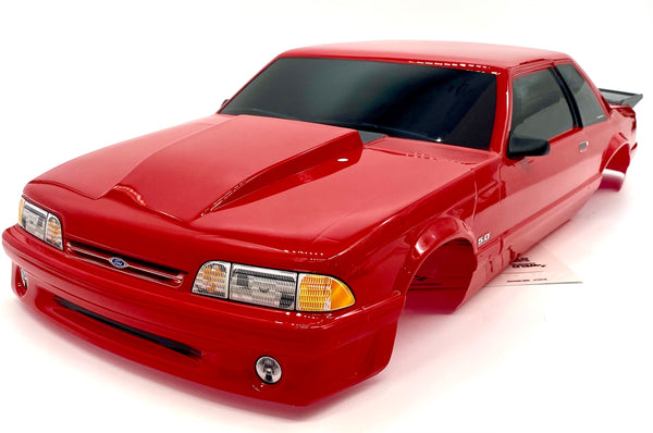 DRAG MUSTANG - FOX BODY (Red complete w/decals 9421R Traxxas 94046-4 ...