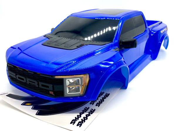 Raptor R BODY, painted shell, Blue (cover trimmed Traxxas 101076-4 ...