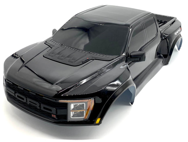 Raptor R BODY, painted shell, Black (cover trimmed Traxxas 101076-4 ...