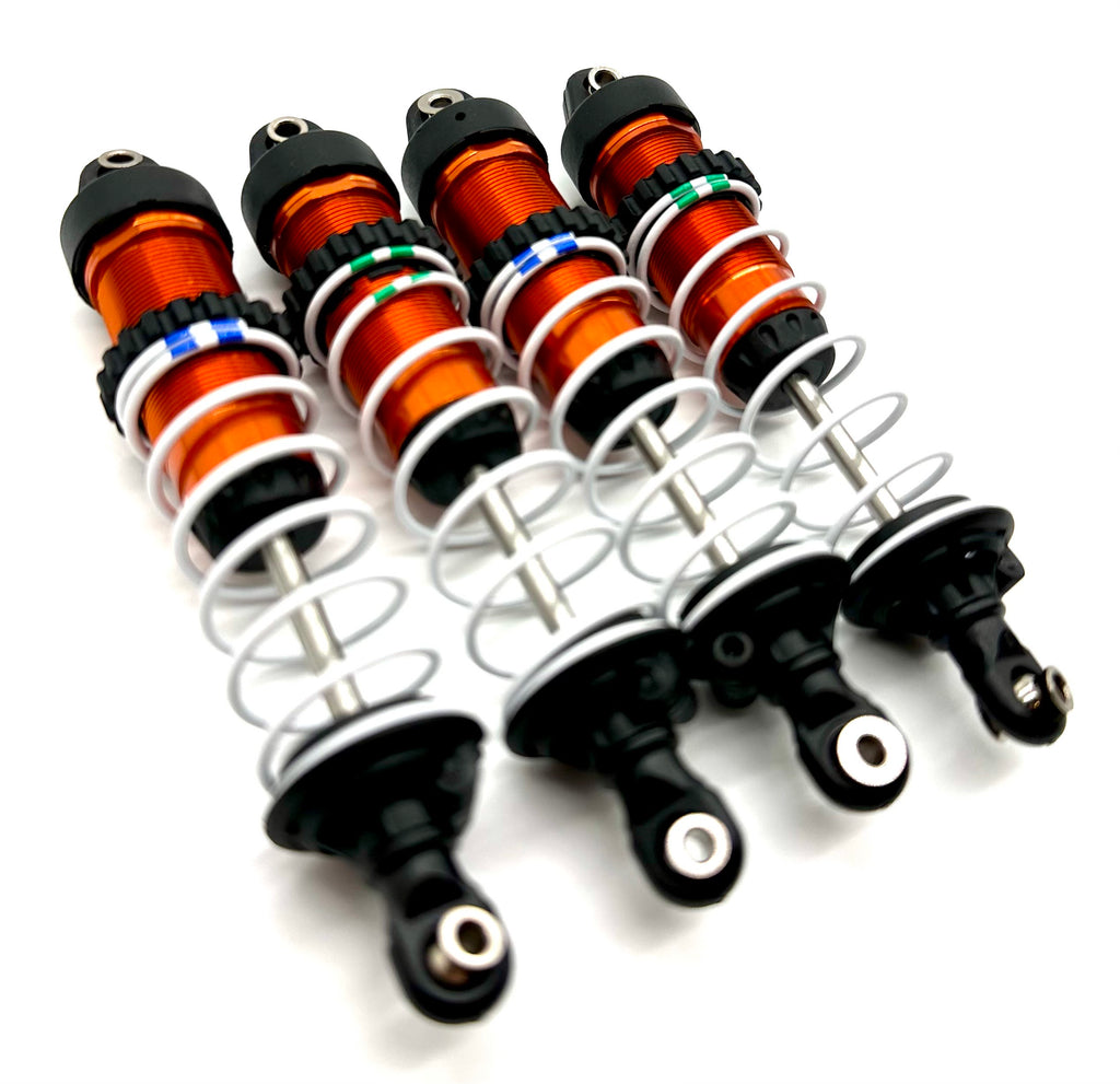 Jato 4x4 VXL SHOCKS (dampers, F/R) GTR XX-Long ORANGE Traxxas 90386-4 ...