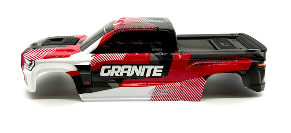Arrma GRANITE 4x4 223s - Body Shell (Red painted clipless ARA4302V4 ...