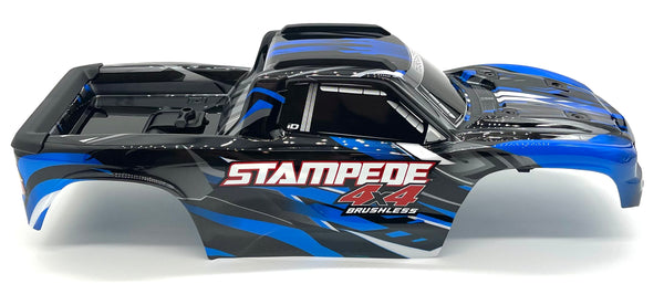 Stampede 4x4 BL-2S BODY Shell (BLUE) w/rollbar and mounts Traxxas 6715 ...