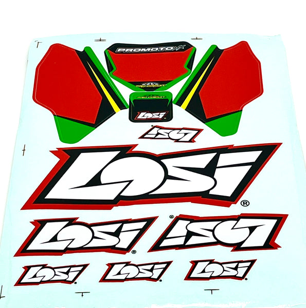 Losi Promoto - Manual, Decals & Quick start guide (GREEN) LOS06000 ...