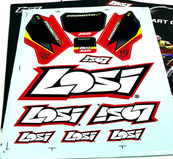Losi Promoto - Manual, Decals & Quick start guide (RED) LOS06000 ...