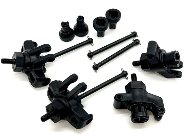 Losi Nascar Grom - DRIVESHAFTS front/rear hubs axles bearings LOS11224 ...
