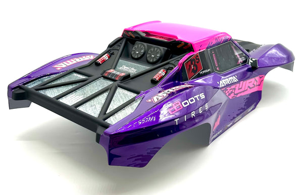 Arrma FURY 223s 2wd - Body Shell (PURPLE/Pink 1/10 FURY Painted Decale ...