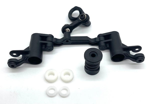 MINI-MAXX STEERING Assembly (Bellcrank Horn Servo saver Linkage Traxxa ...