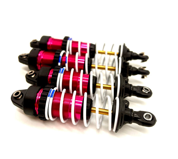 Slash Modified - SHOCKS, Front & Rear 7462 PINK GTR w/springs Traxxas ...
