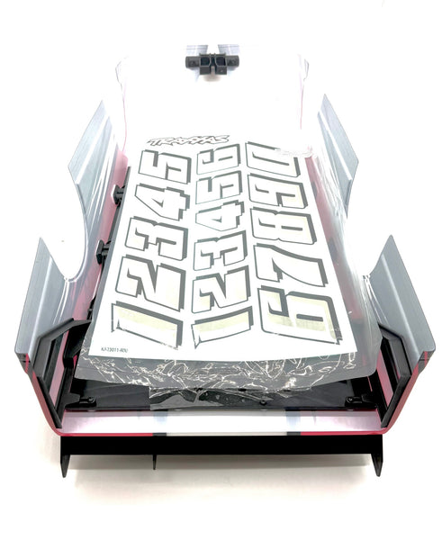 Slash Late Model - BODY, Dirt Oval Racer, RED, complete w/decals 10423 ...