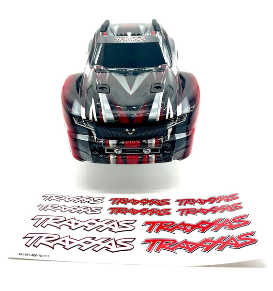 Stampede 4x4 VXL BODY Shell (RED & Black 9014-RED Cover Shell hoss 903 ...