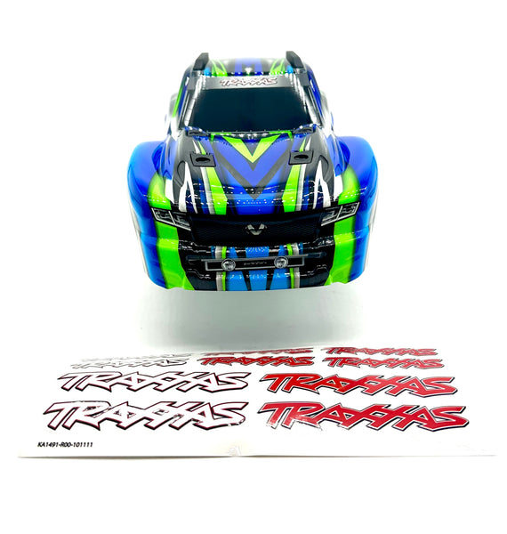 Stampede 4x4 VXL BODY Shell (GREEN 9014-GRN Cover Shell hoss decals 90 ...