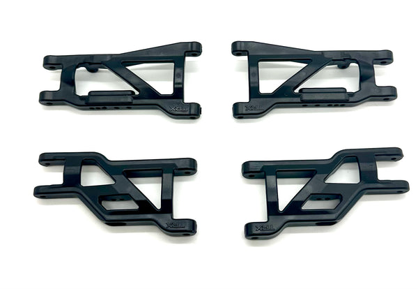 Slash Modified - SUSPENSION A-ARMS (front and rear black Heavy Duty Tr ...