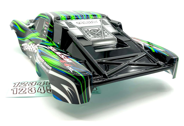SLASH 4x4 VXL - BODY Shell (Green Black clipless cover 68386-4 – Jennys ...