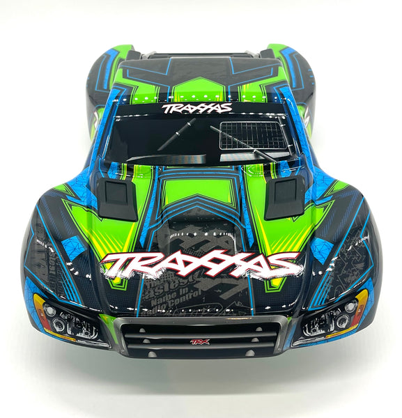 fits Slash 4x4 ULTIMATE Clipless BODY Shell (GREEN & Blue Cover Shell ...