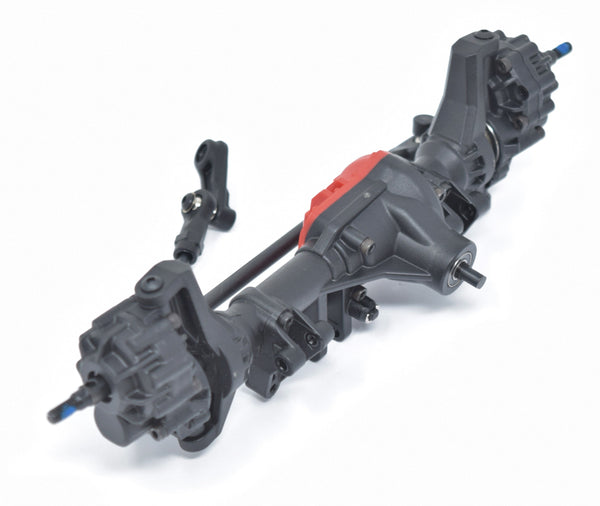 TRX-4 HIGH TRAIL - Front PORTAL AXLE & Housing, Spool Diff, Red Cvr Tr ...