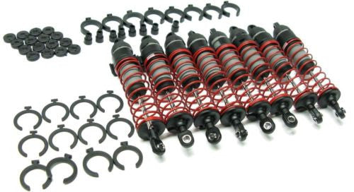 fits T-Maxx 3.3 SHOCKS (set 8 spacers assembled dampers 2.5 classic 49 ...
