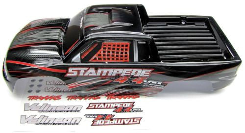 fits Stampede 4x4 VXL BODY Shell (BLACK & RED) 67086-4 – Jennys RC LLC