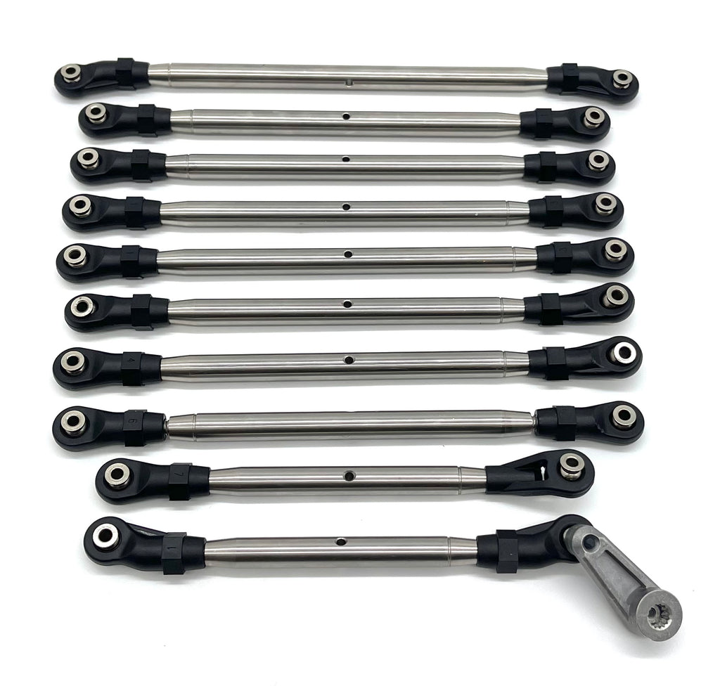 Axial SCX6 Trail Honcho LINKS, Camber links, Steering, w/rod ends & ba – Jennys RC LLC