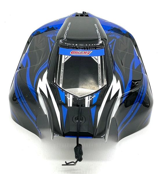 Team Corally ASUGA XLR - Body Shell (Blue polycarbonate cover & Body P ...
