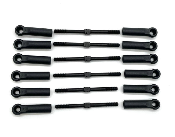 HB Racing D2 - Rod Ends & Turnbuckles (Front/Rear ball Evo 204240 ...