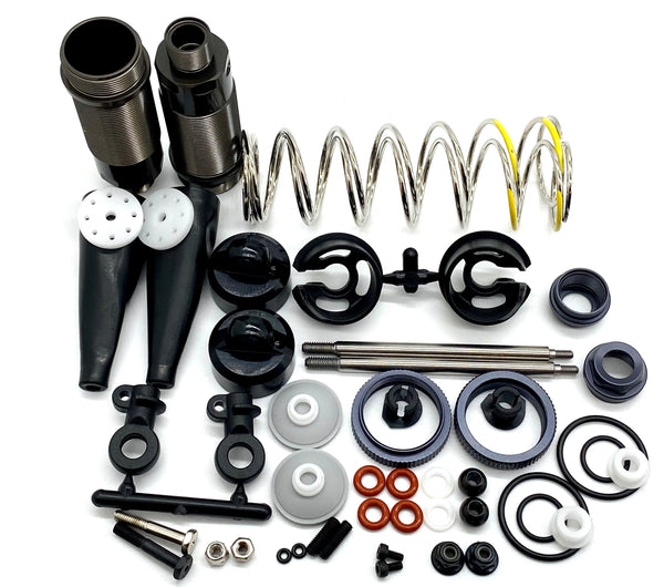 Tekno NT48 FRONT SHOCKS (Bag L) (122mm dampers pistons shafts w/spring ...