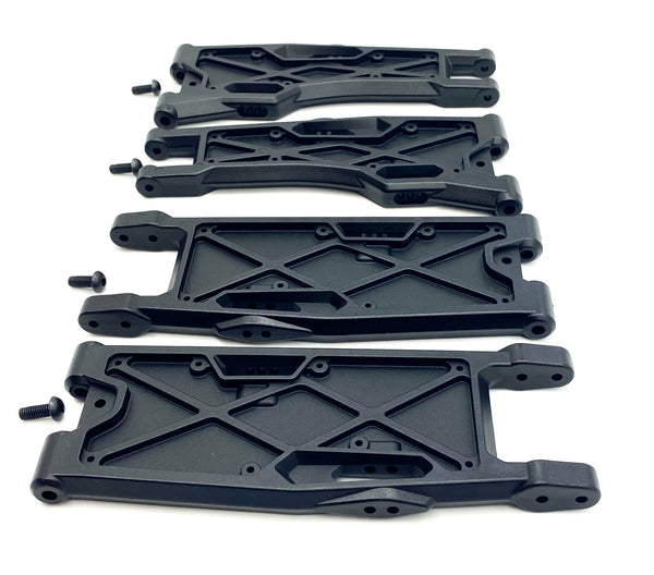 HB Racing E8Tevo3 - A-ARMS front rear lower suspension d8t e8t Truggy ...