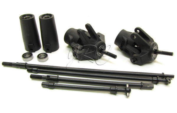 Axial SMT10 Grave Digger AXLES & KNUCKLES driveshafts Dogbone wraith A ...