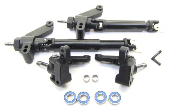 Nitro RUSTLER - Driveshafts Stub axles Spindles Steering blocks 44096 ...