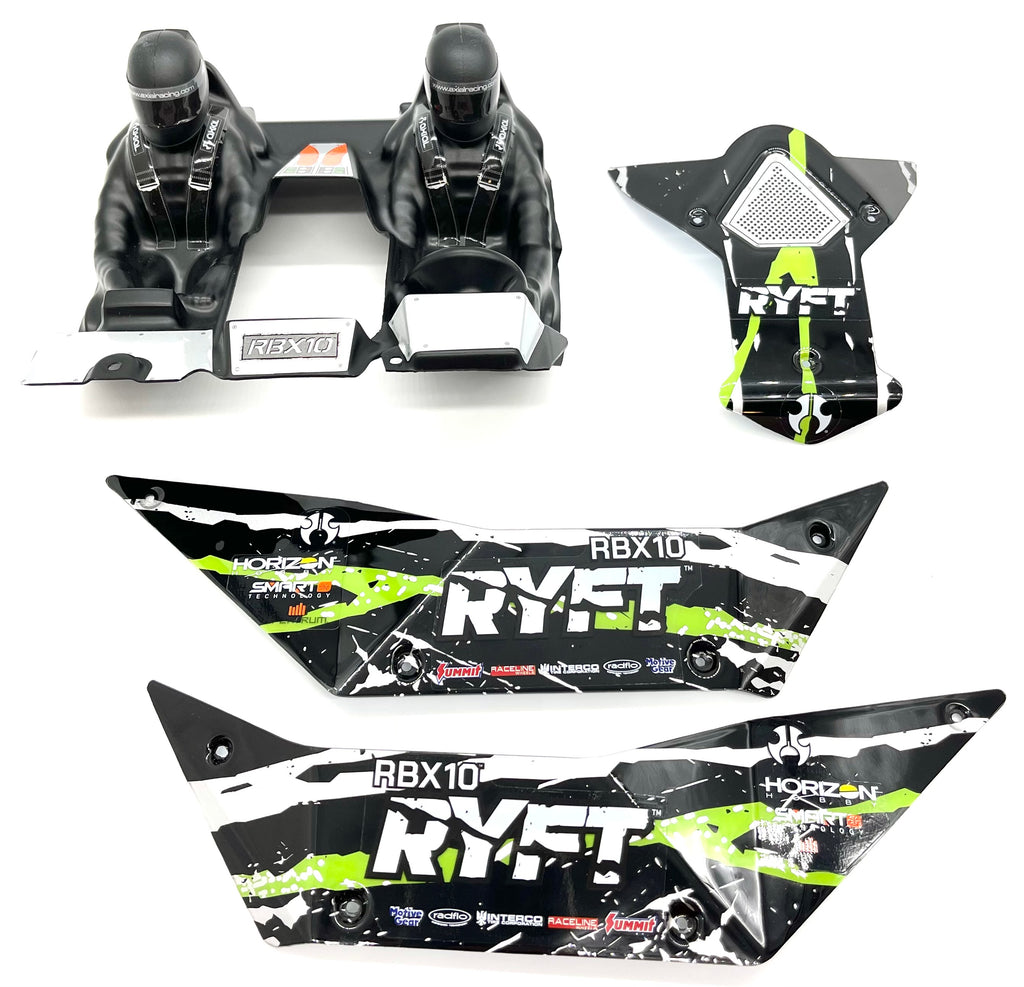 Axial Ryft BODY PANELS & Interior/Driver (Black Set)(AXI230032; AXI230 ...