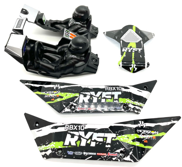 Axial Ryft BODY PANELS & Interior/Driver (Black Set)(AXI230032; AXI230 ...