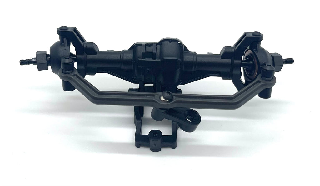 fits TRX-4M BRONCO - Front PORTAL AXLE w/shafts, steering & caster blo ...